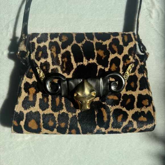 Glen Miller | Bags | Vtg 98s90s Glen Miller For Ann Turk Leopard Print ...